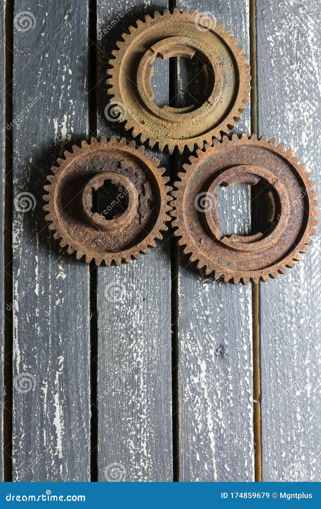 Old rusty gears stock image. Image of background, cogwheel - 174859679