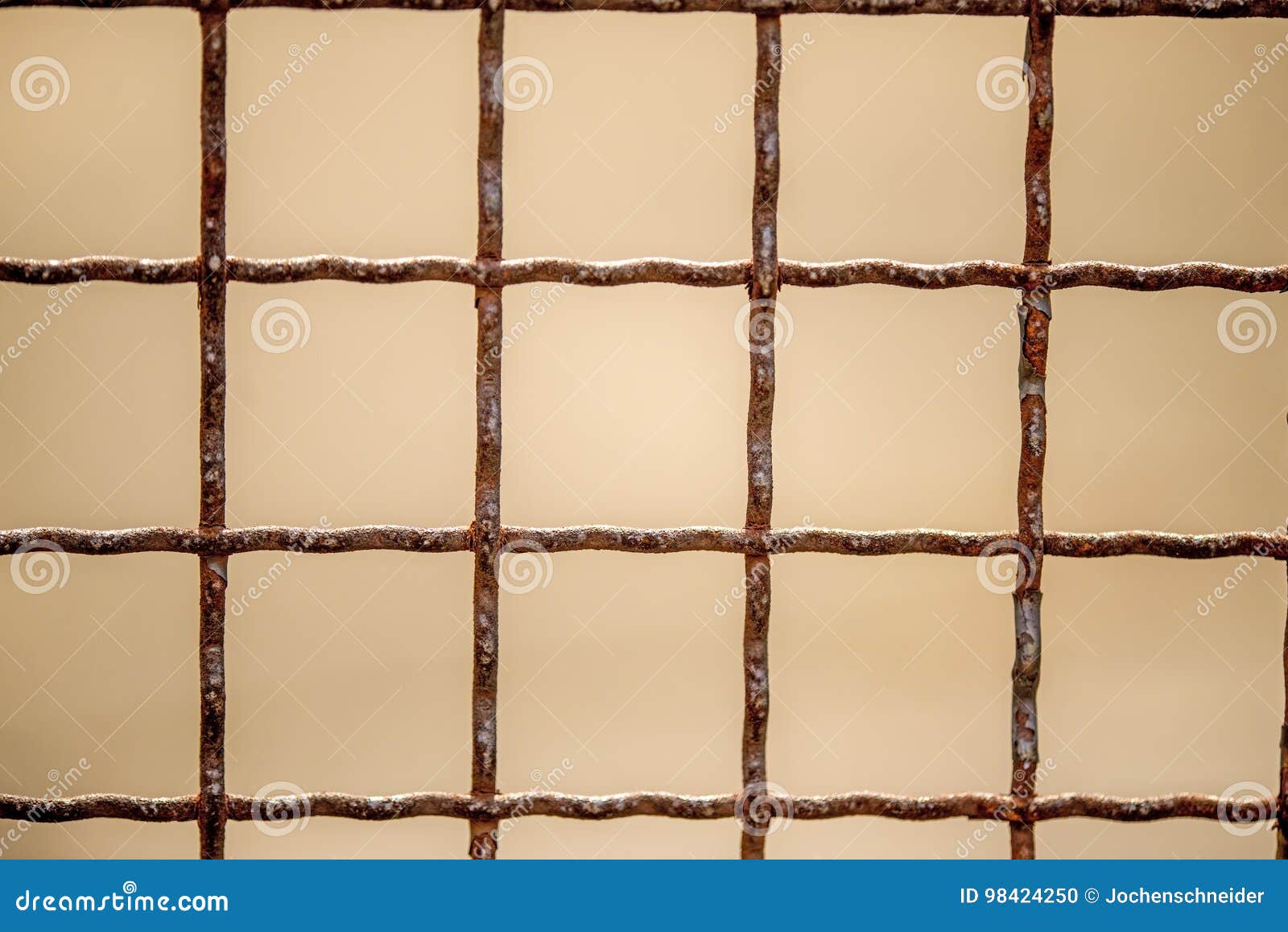 Old rusty grid stock photo. Image of modern, grid, aluminum - 98424250