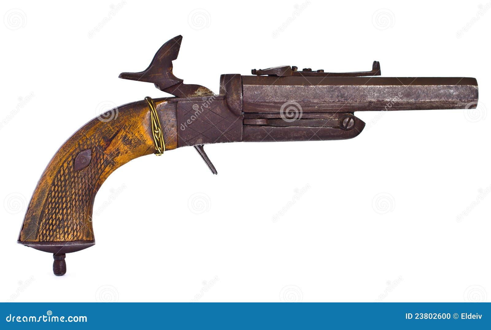 Old Rusty Gun stock photo. Image of battle, trigger, rusty - 23802600