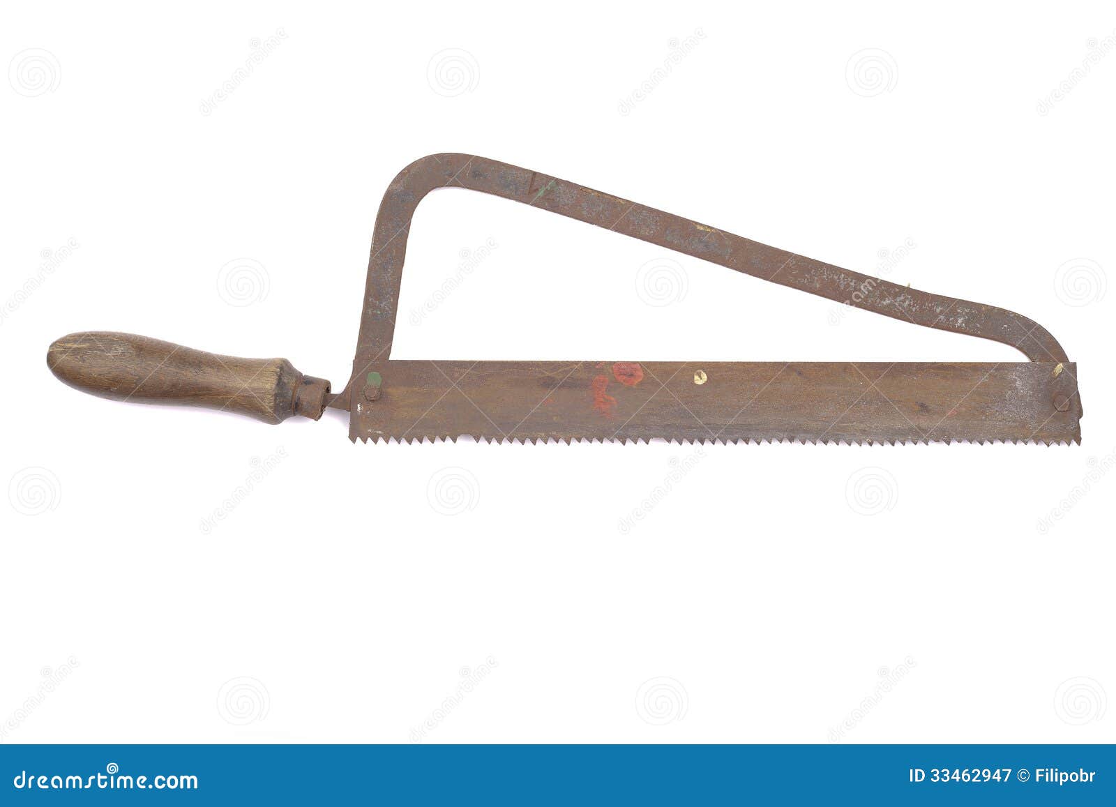 Old rusty hacksaw stock image. Image of improvement, isolated - 33462947