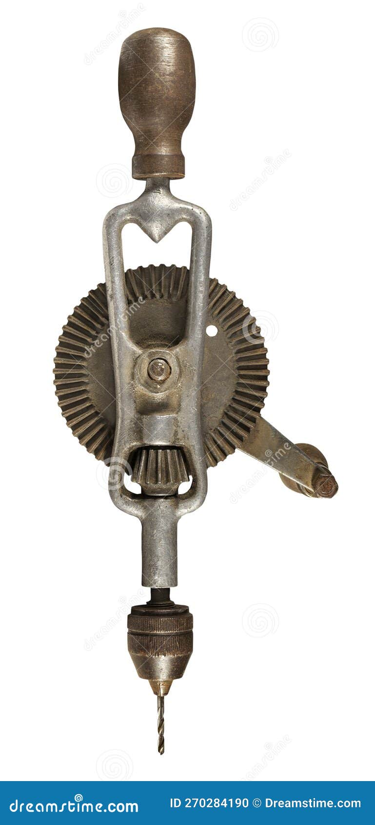 Old Rusty Hand Drill Stock Photo | CartoonDealer.com #270284190