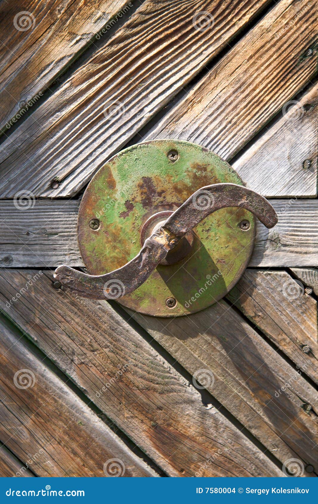 Old rusty handle stock photo. Image of estate, gateway - 7580004