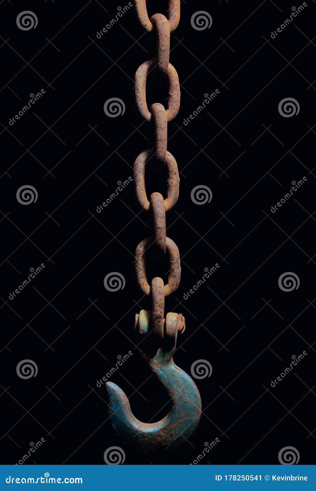 Chain and Hook stock image. Image of factory, hardware - 178250541