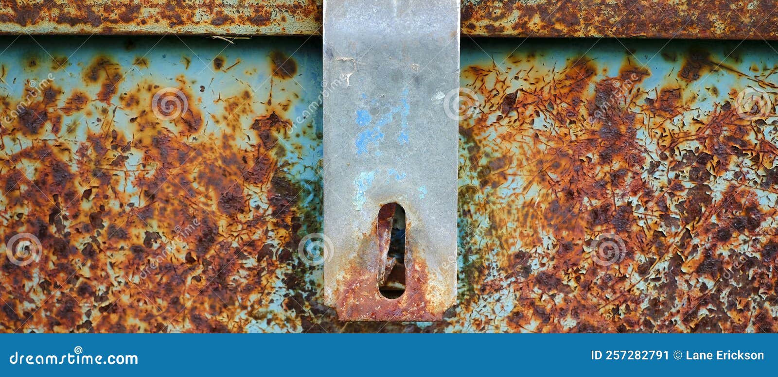 Old Rusty Hinge on Metal Box Stock Image - Image of home, industrial ...