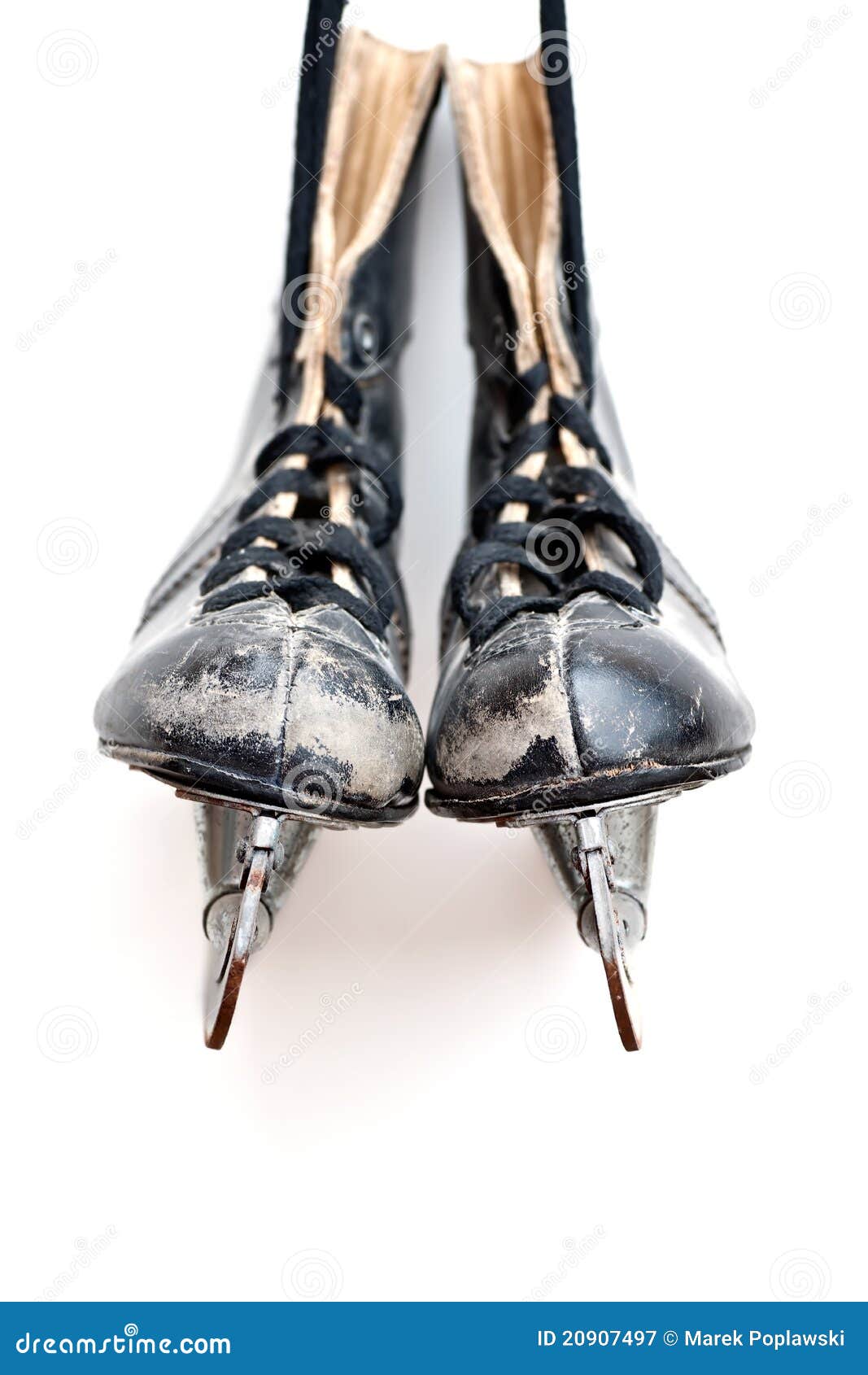 Old rusty hockey skates stock image. Image of winter - 20907497