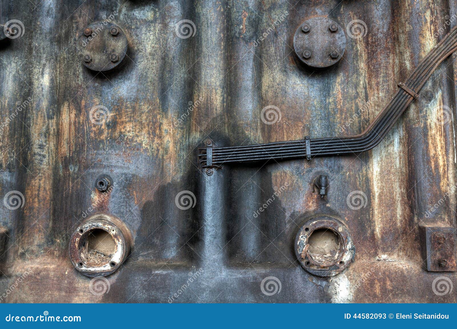 Old Rusty Industrial Machine Stock Image - Image of engine, design ...