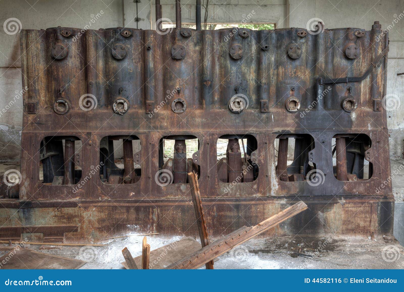 Old Rusty Industrial Machine Stock Photo - Image of development ...