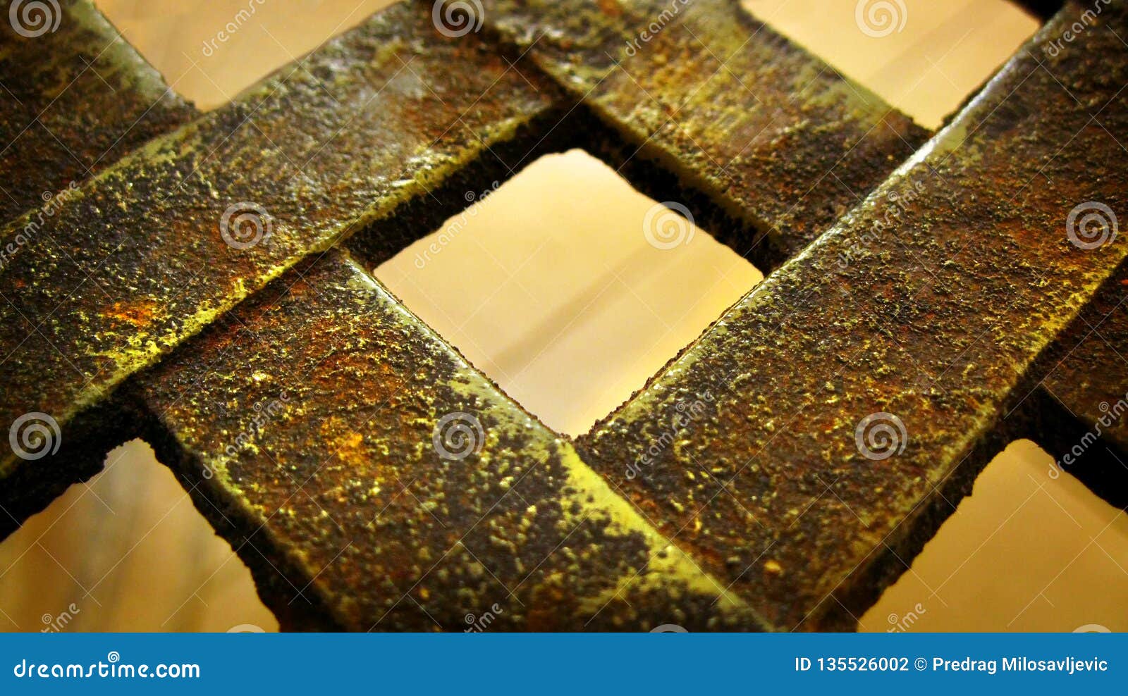 Old Rusty Iron Fence Texture Stock Photo - Image of enclosure, detail ...