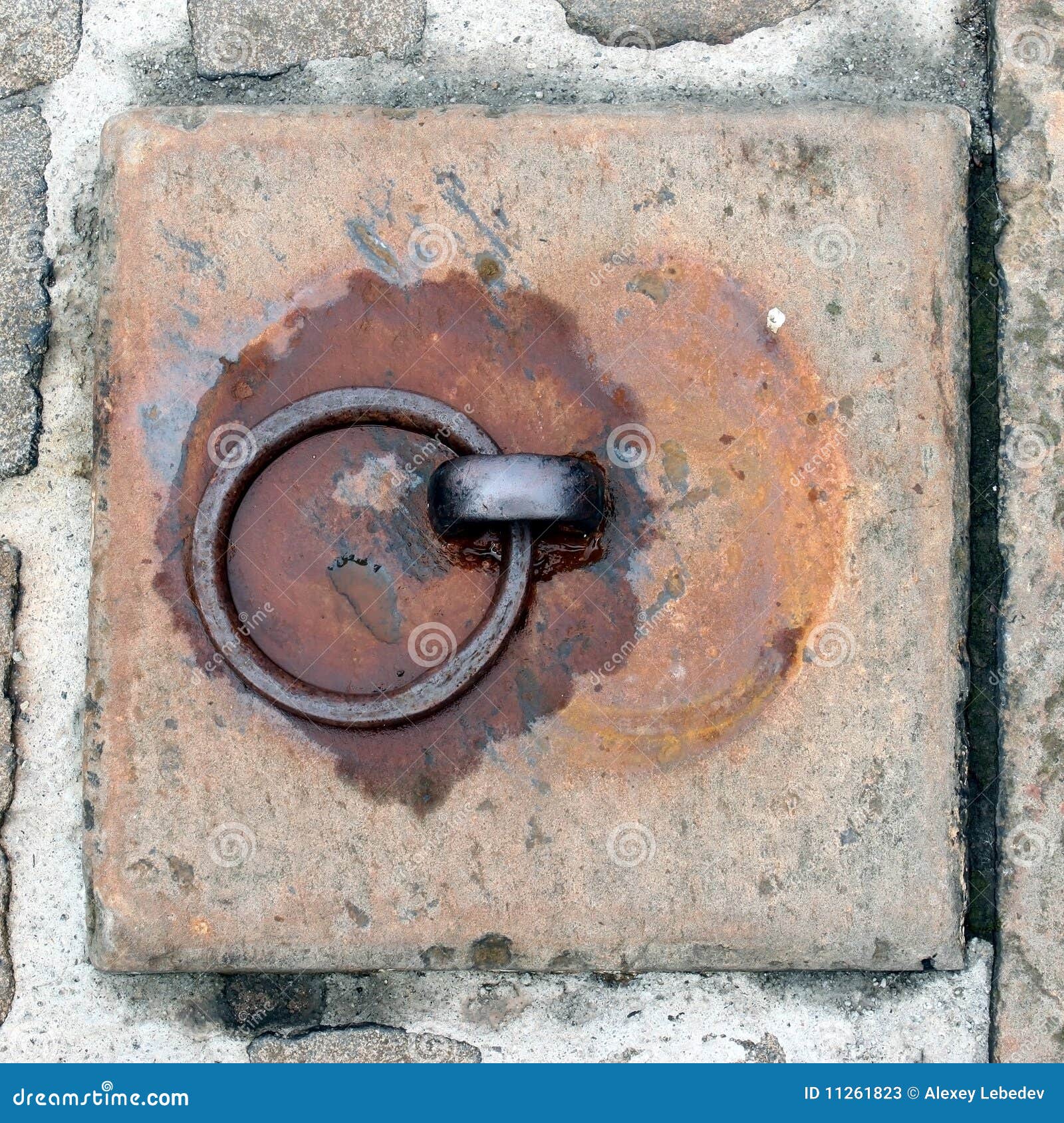 Old Rusty Iron Ring stock image. Image of single, ring - 11261823