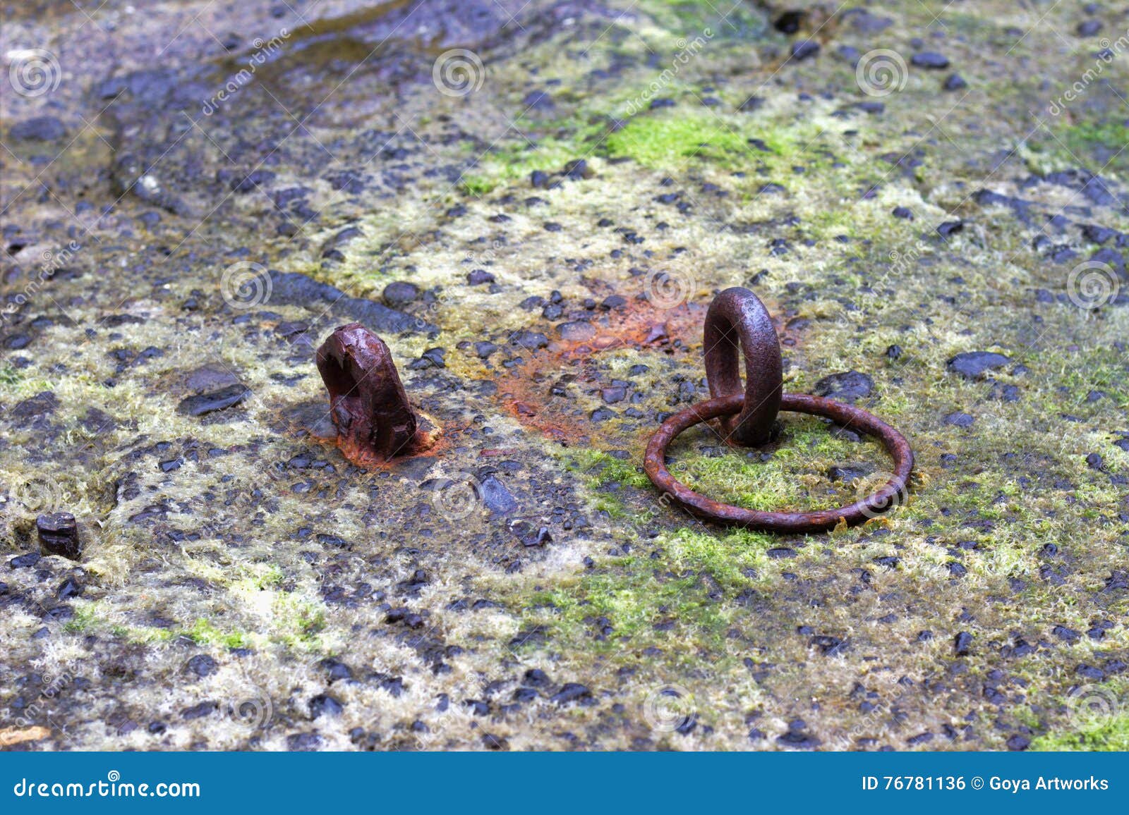An old rusty iron ring stock photo. Image of concepts - 76781136