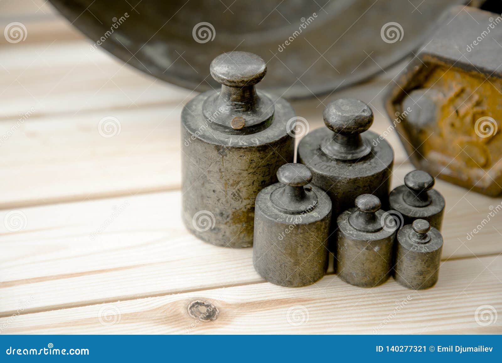 Old Rusty Iron Scale Weight Stock Image - Image of heavy, burden: 140277321