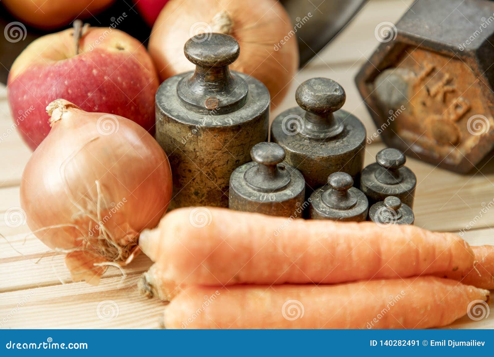 Old Rusty Iron Scale Weight Stock Image - Image of consumer, iron ...