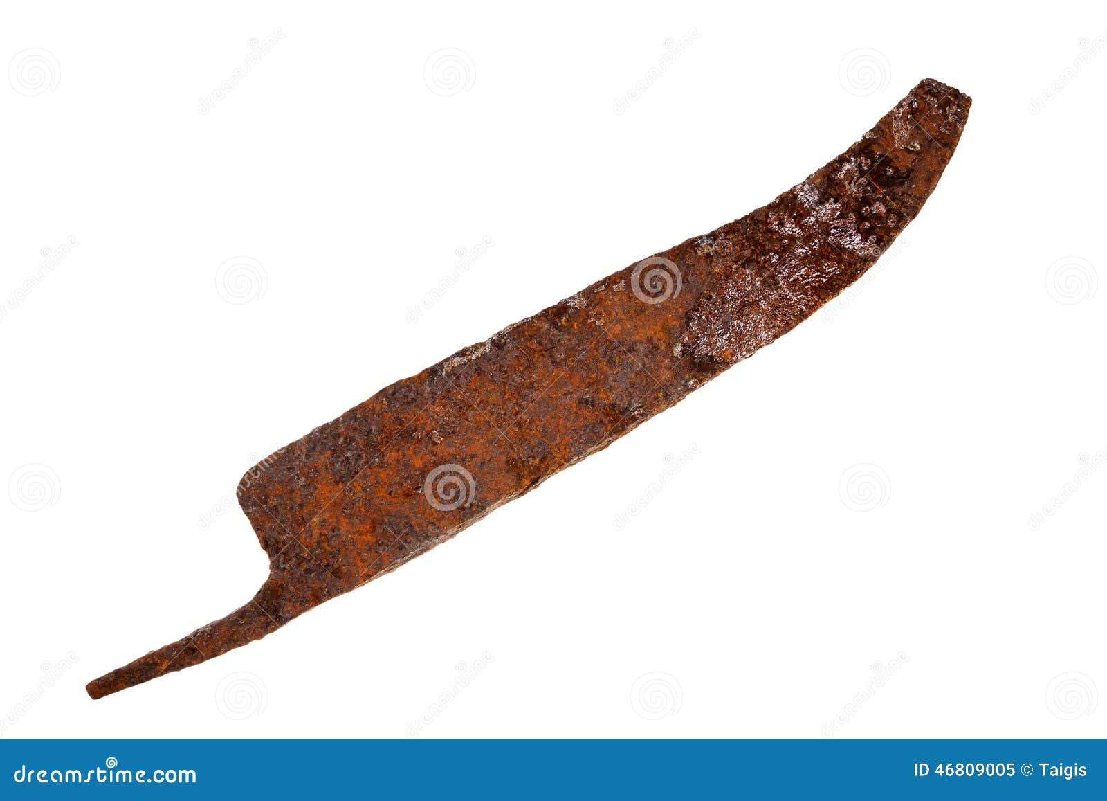 Old rusty knife blade stock image. Image of equipment - 46809005