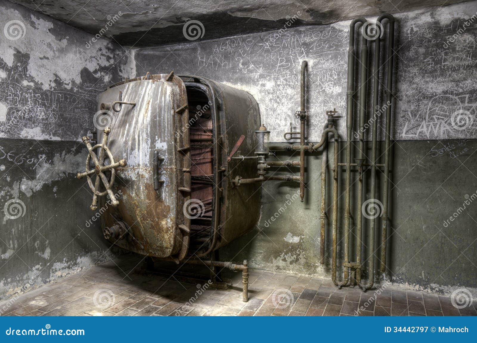 Old rusty laundry machine stock image. Image of laundry - 34442797