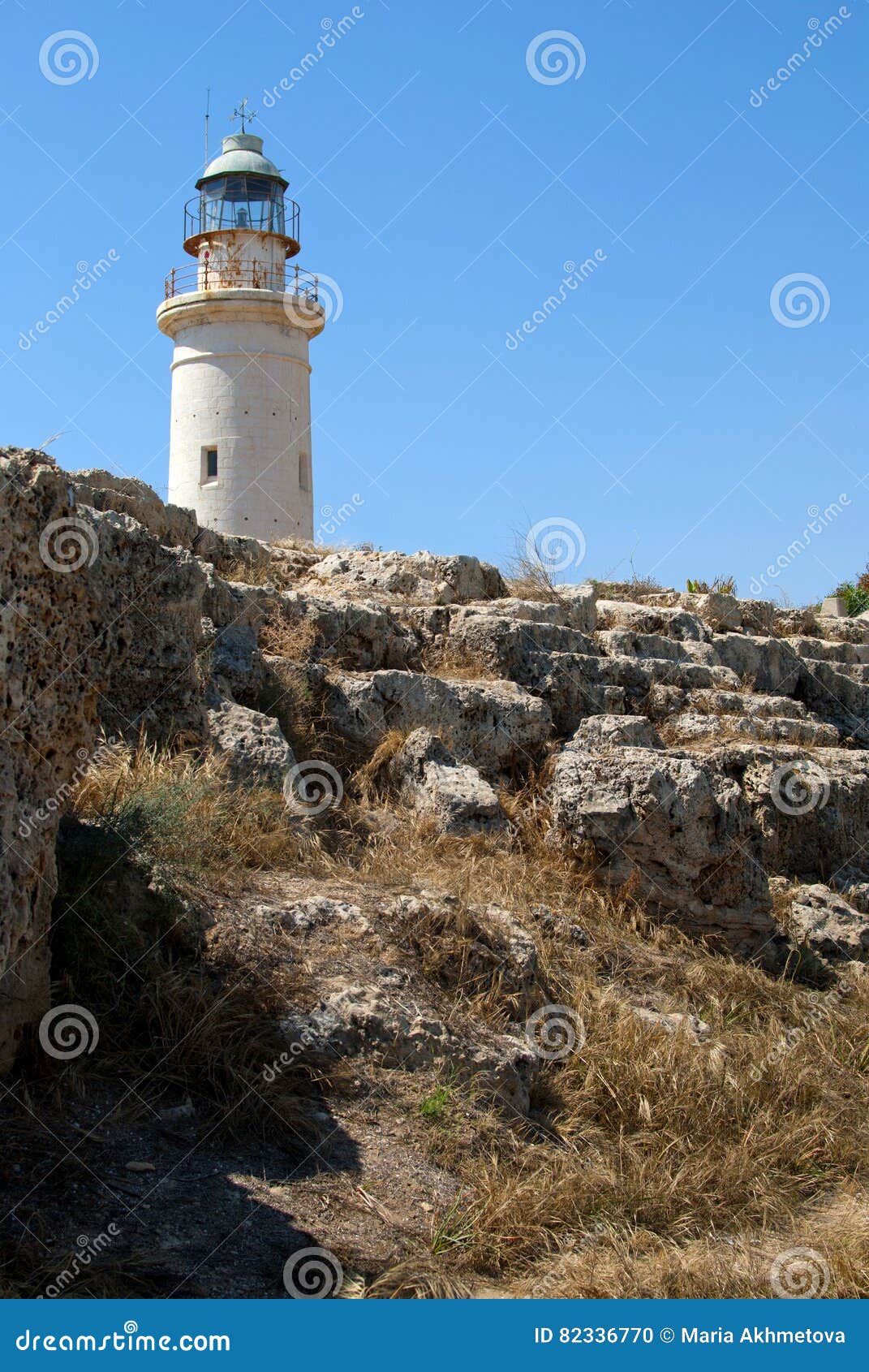 Old rusty lighthouse stock photo. Image of destinations - 82336770