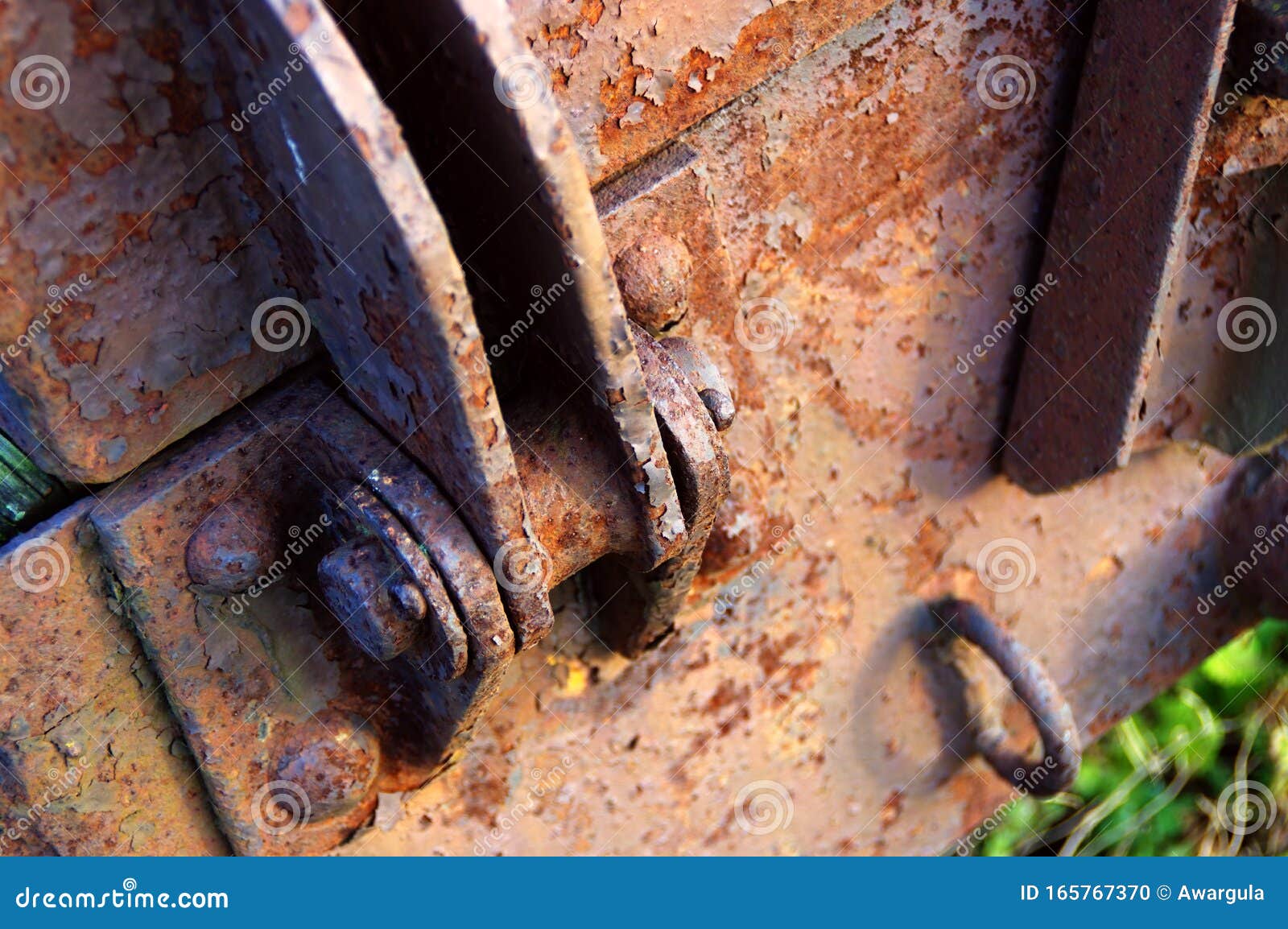 Rusty link mechanism stock photo. Image of vintage, industry - 165767370