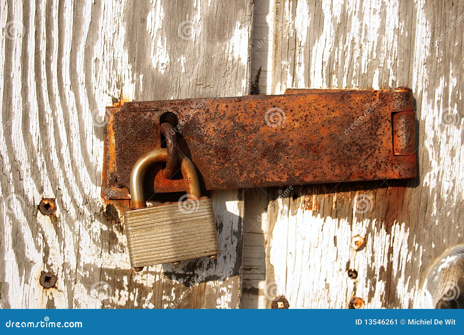 Old rusty lock stock image. Image of rusty, close, gate - 13546261