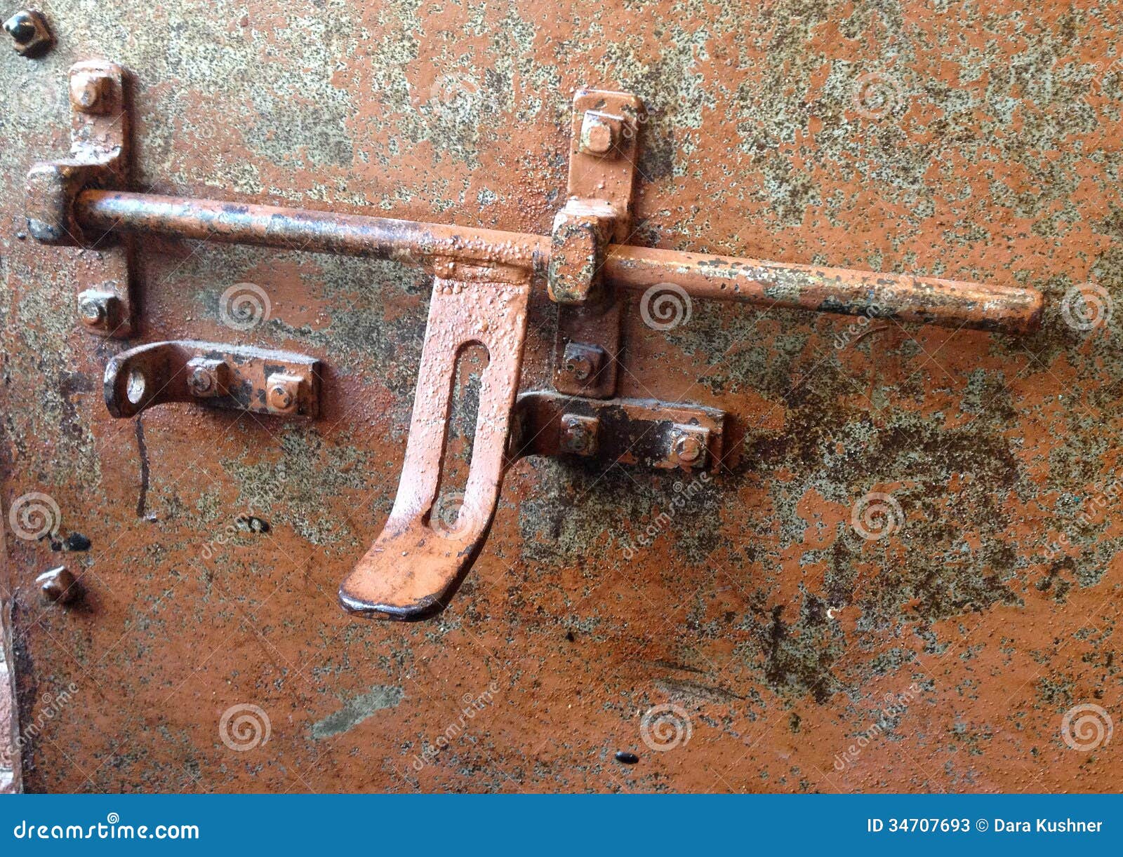 Old Rusty Lock stock image. Image of cast, rusty, horizontal - 34707693