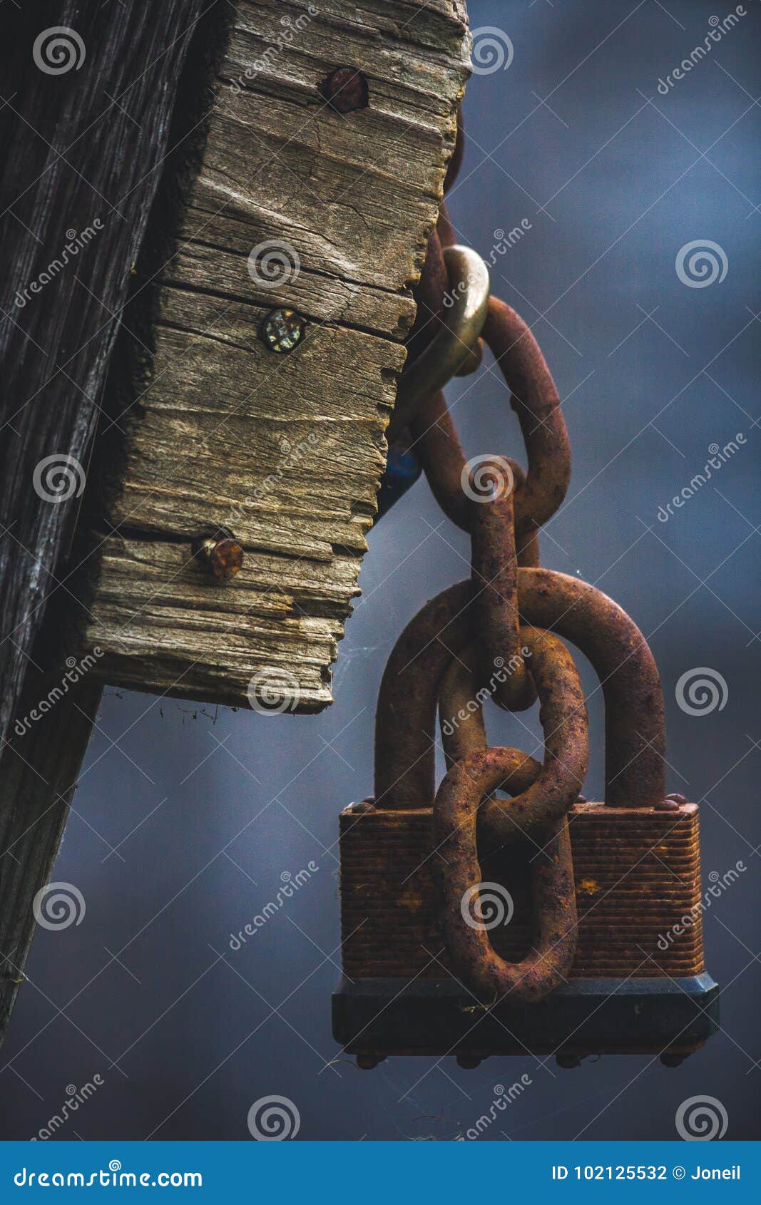 Old Rusty Lock stock photo. Image of weathered, love - 102125532