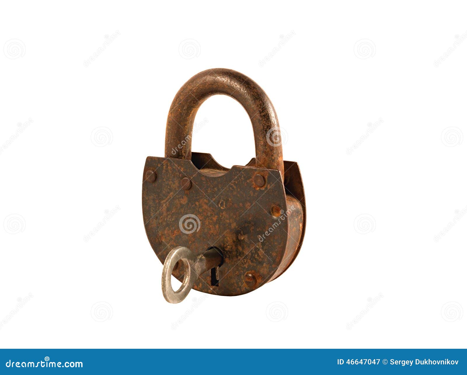 An old rusty lock stock image. Image of texture, locker - 46647047
