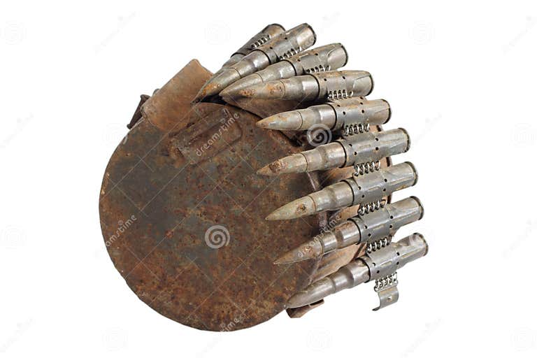 Old Rusty Machine Gun Ammunition Case Editorial Stock Image - Image of ...