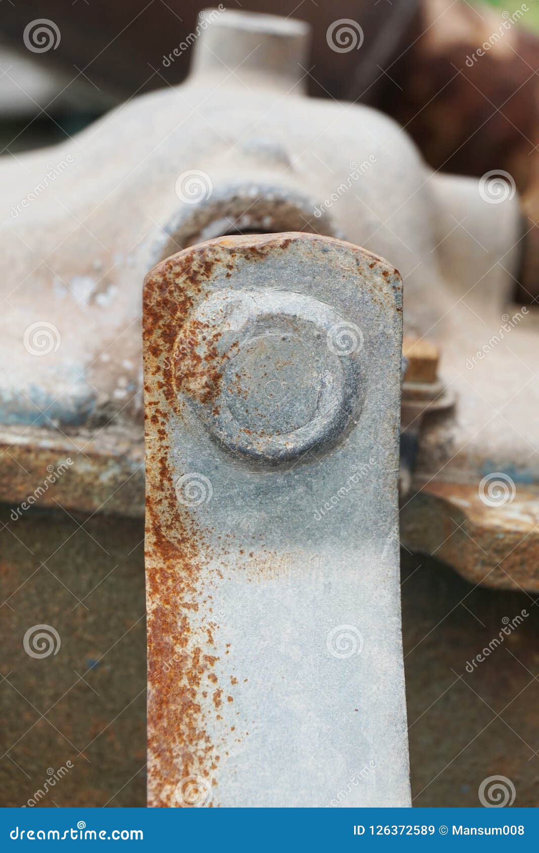 Old Rusty Machine in Industry Site Stock Image - Image of rust, closeup ...