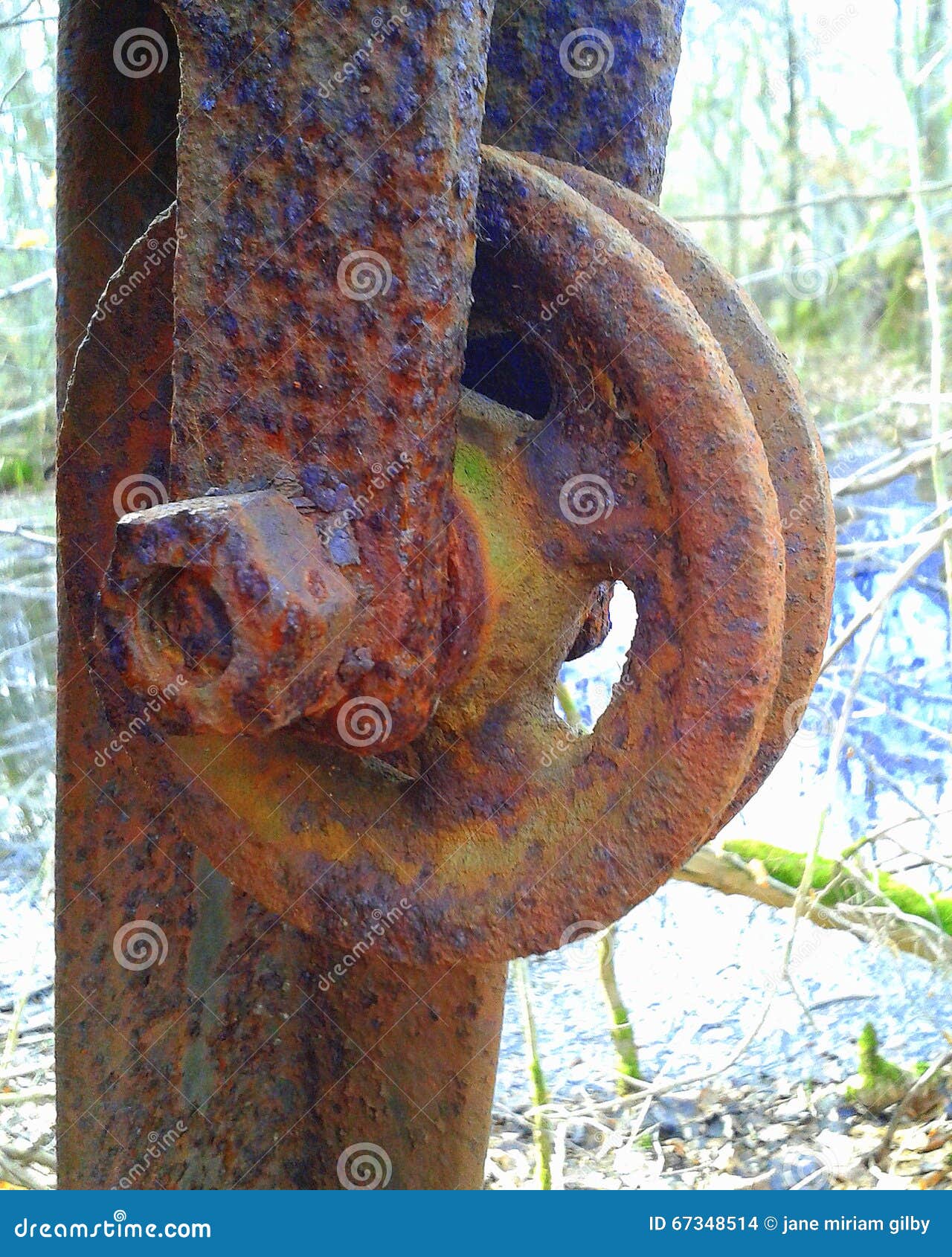 Old rusty machine part stock photo. Image of rusty, machine - 67348514