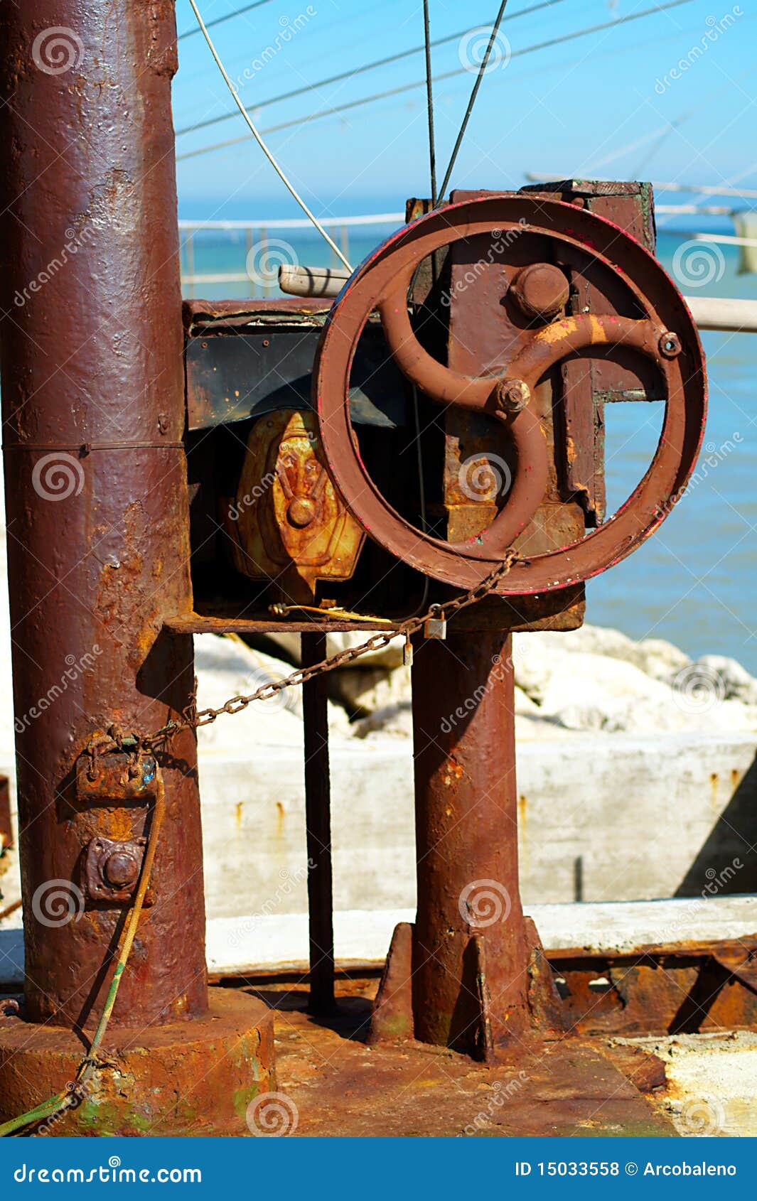 Old and rusty machinery stock photo. Image of industry - 15033558