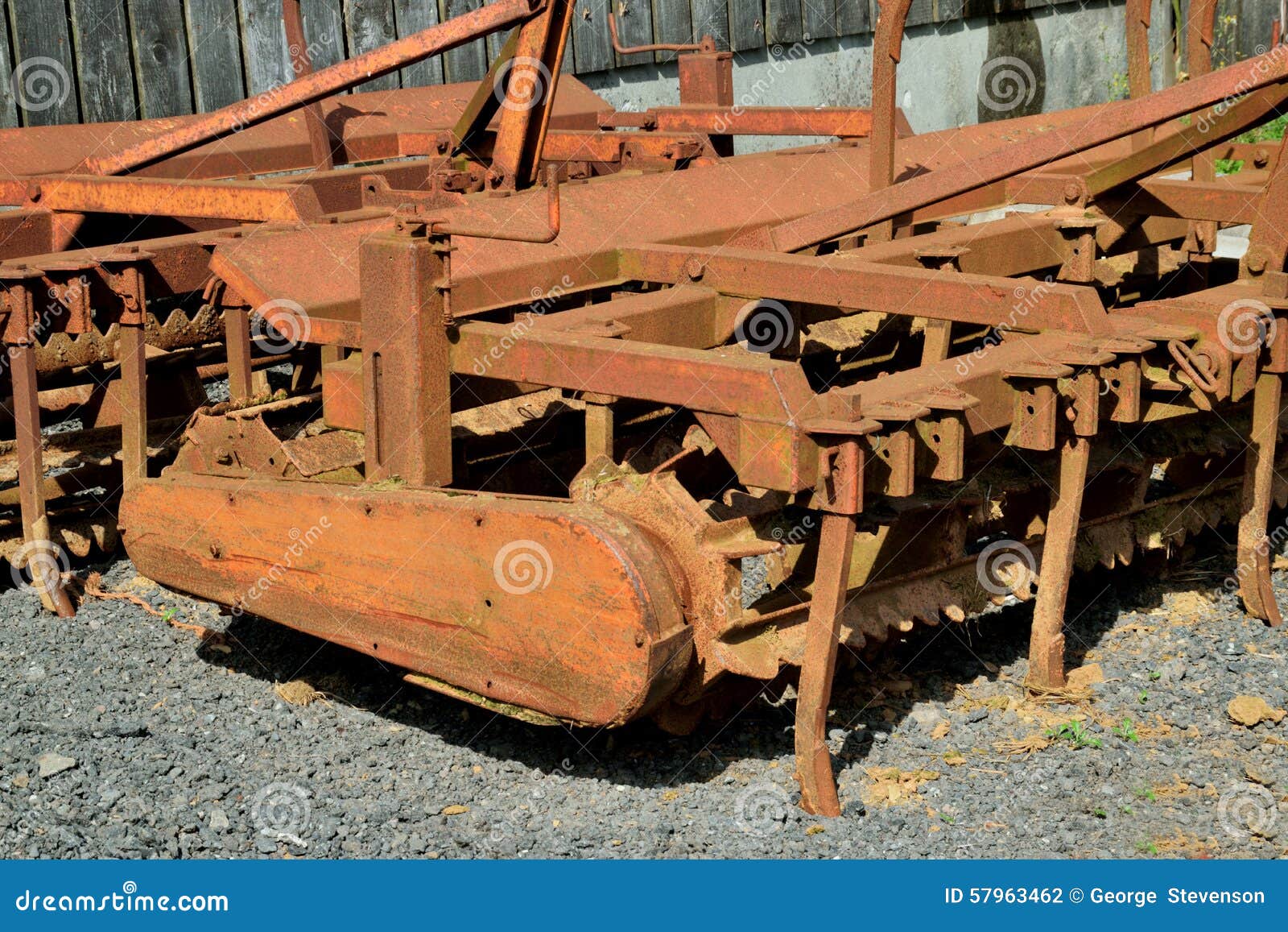 Old and rusty machinery. stock photo. Image of working - 57963462