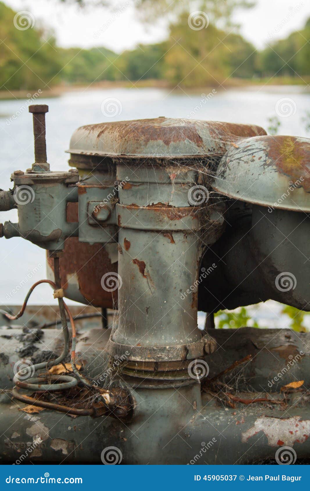 Old Rusty Machinery stock image. Image of grown, metal - 45905037