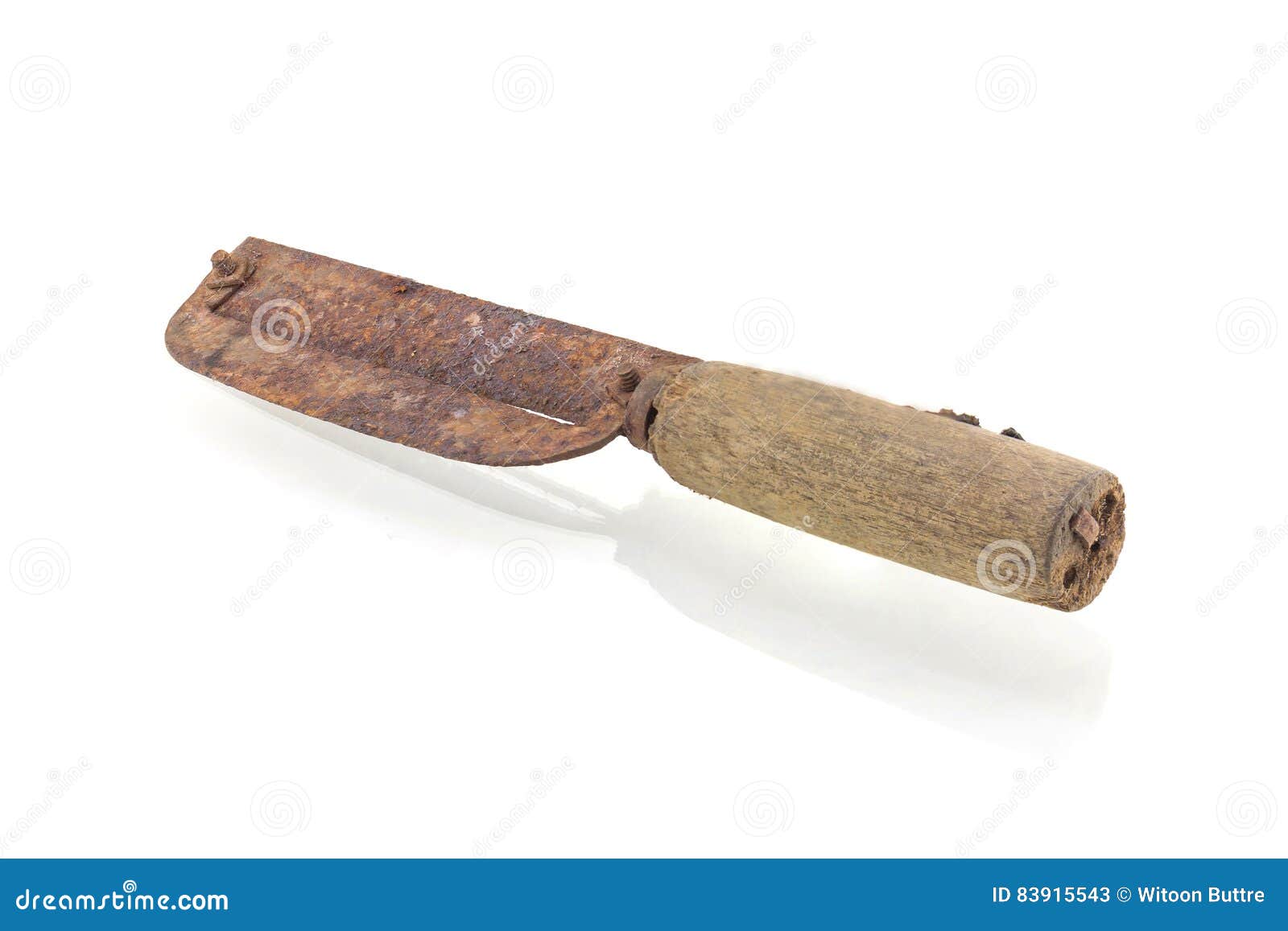 Old Rusty Meat Cleaver Isolated Stock Image - Image of rusty, vintage ...