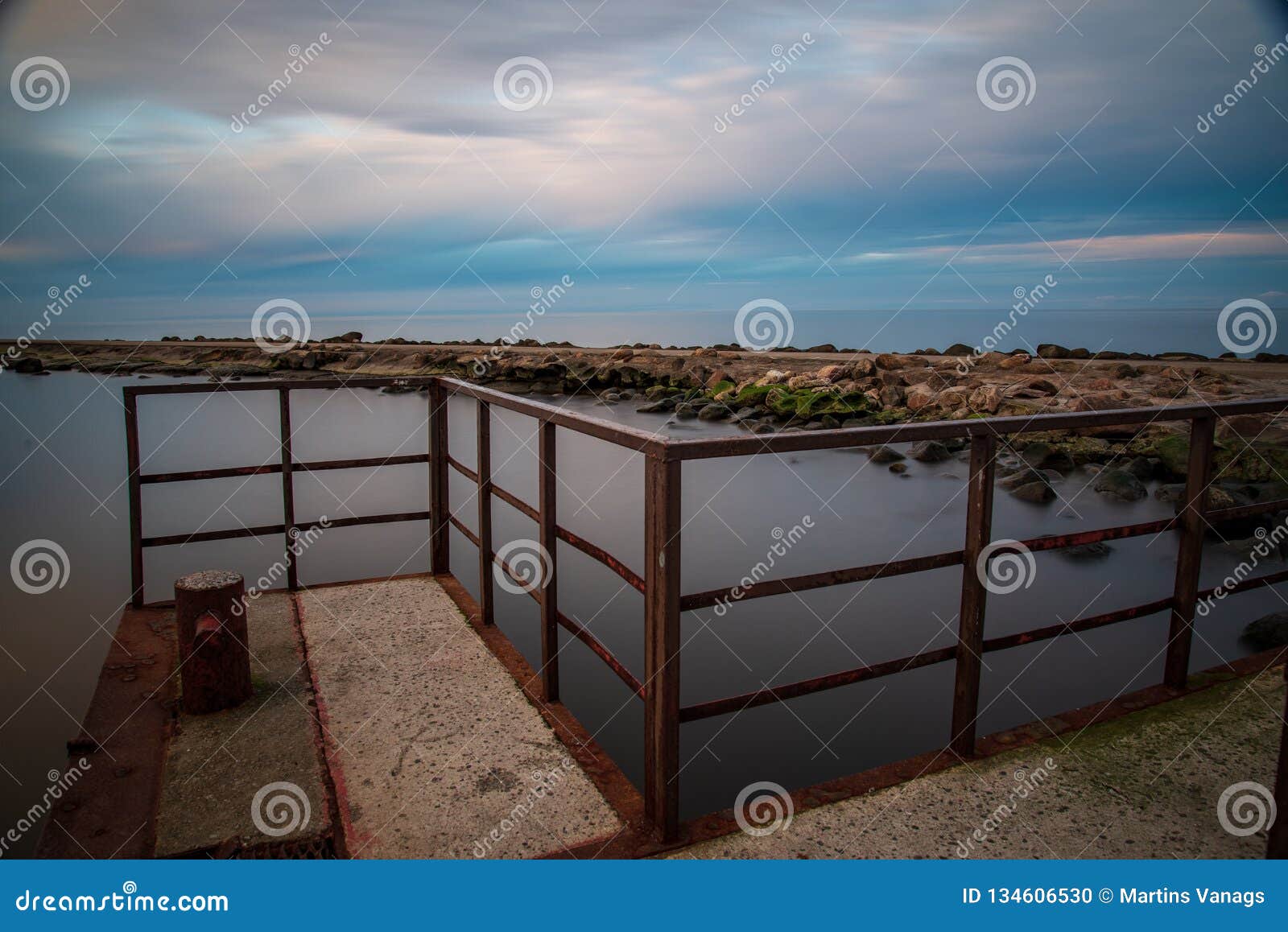Old Rusty Metal Bridge in Port Stock Photo - Image of person, rusty ...