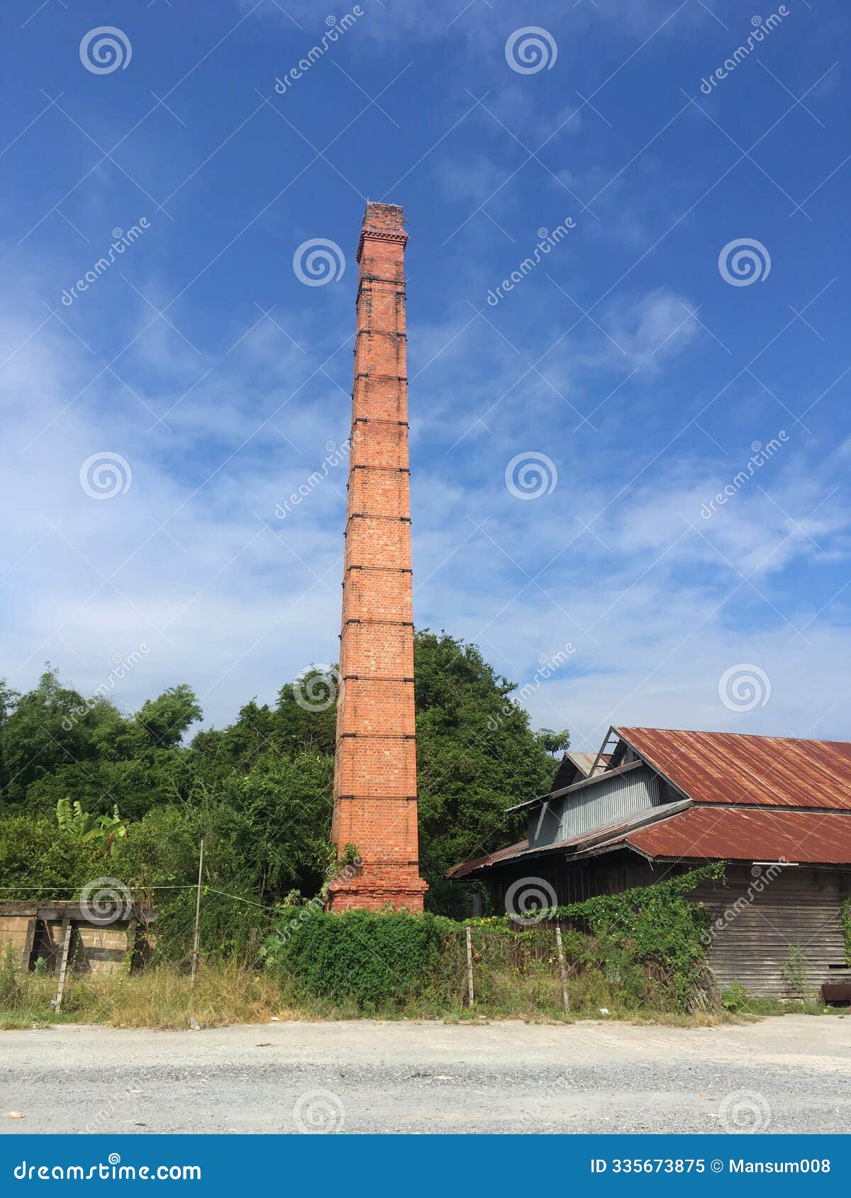Old Rusty Metal Chimney in Country Thailand Stock Image - Image of ...