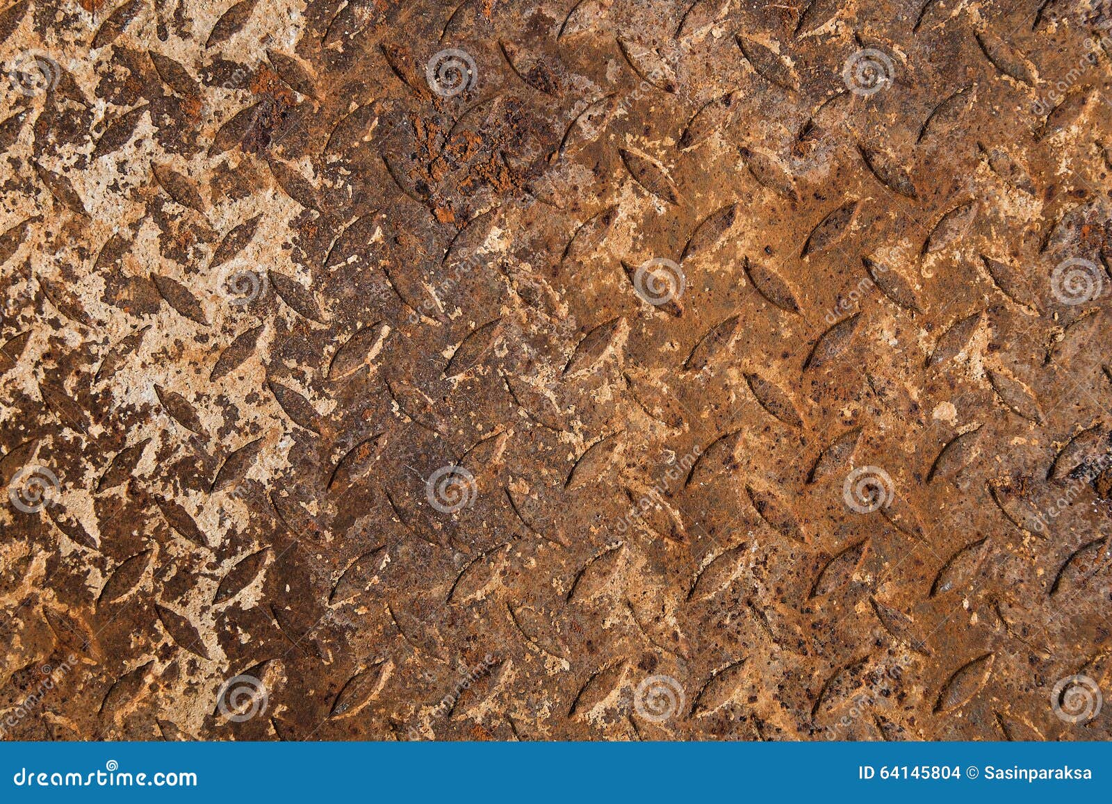 Old Rusty Metal Diamond Plate Texture Stock Photo - Image of ...