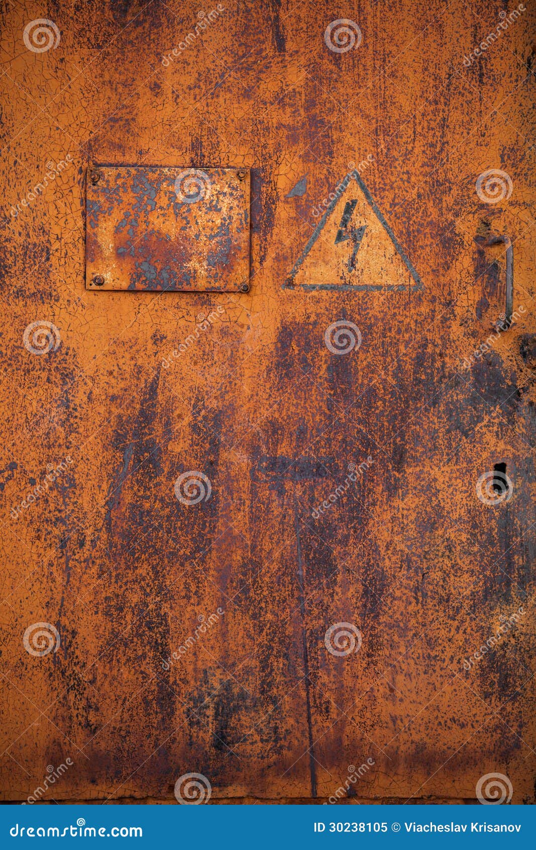 Old rusty metal door stock image. Image of metal, dirty - 30238105