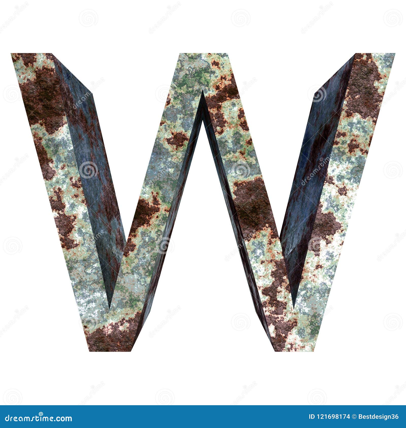 Old rusty metal font stock illustration. Illustration of border - 121698174