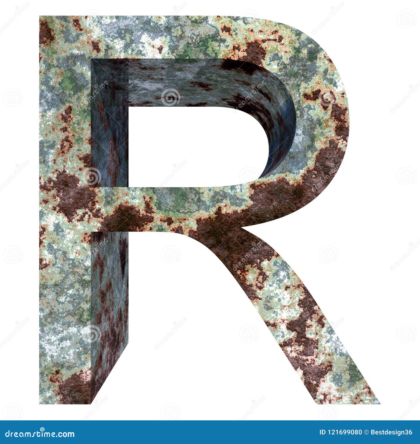 Old rusty metal font stock illustration. Illustration of cutout - 121699080