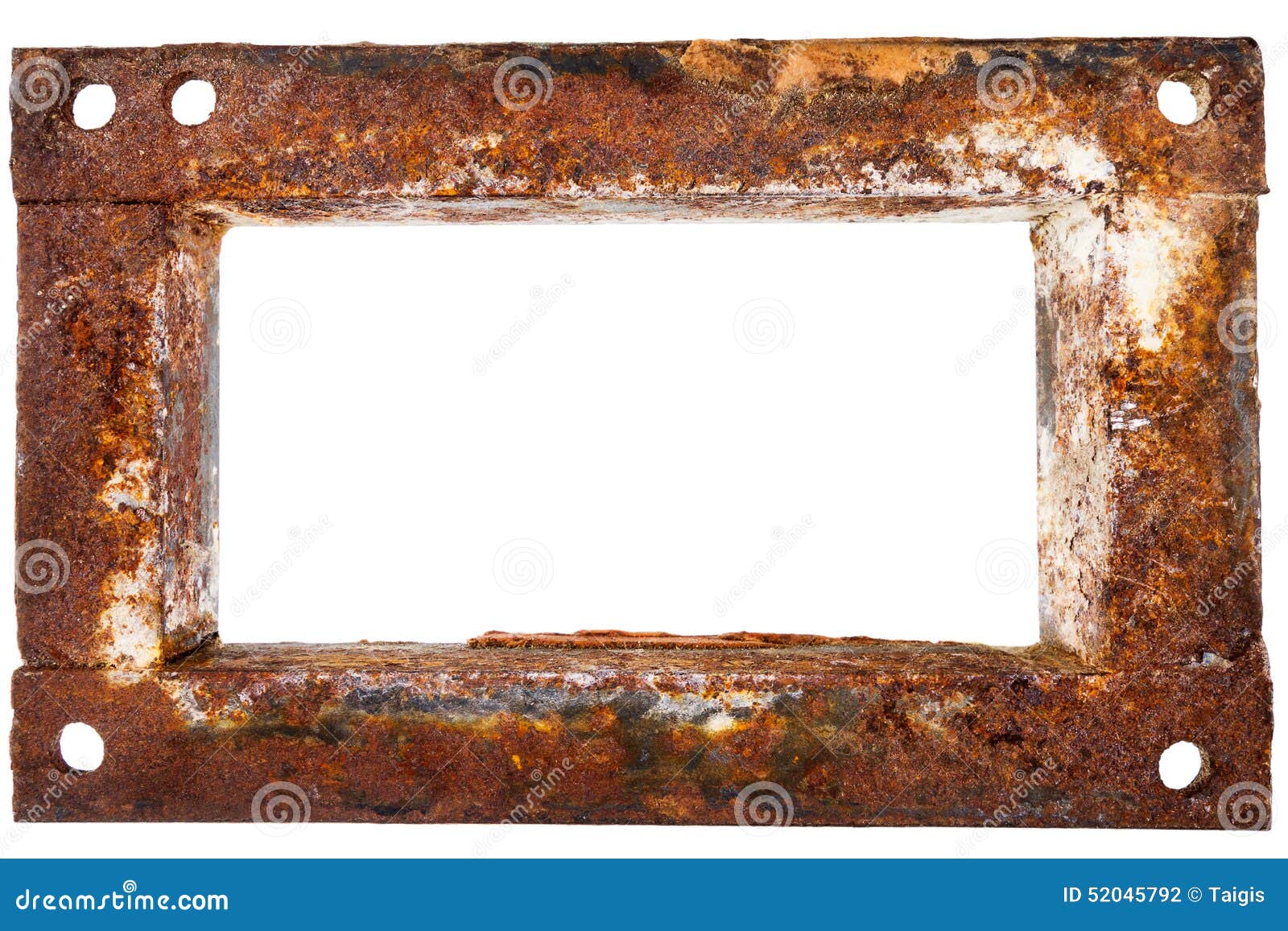 Old rusty metal frame stock photo. Image of aged, industry - 52045792