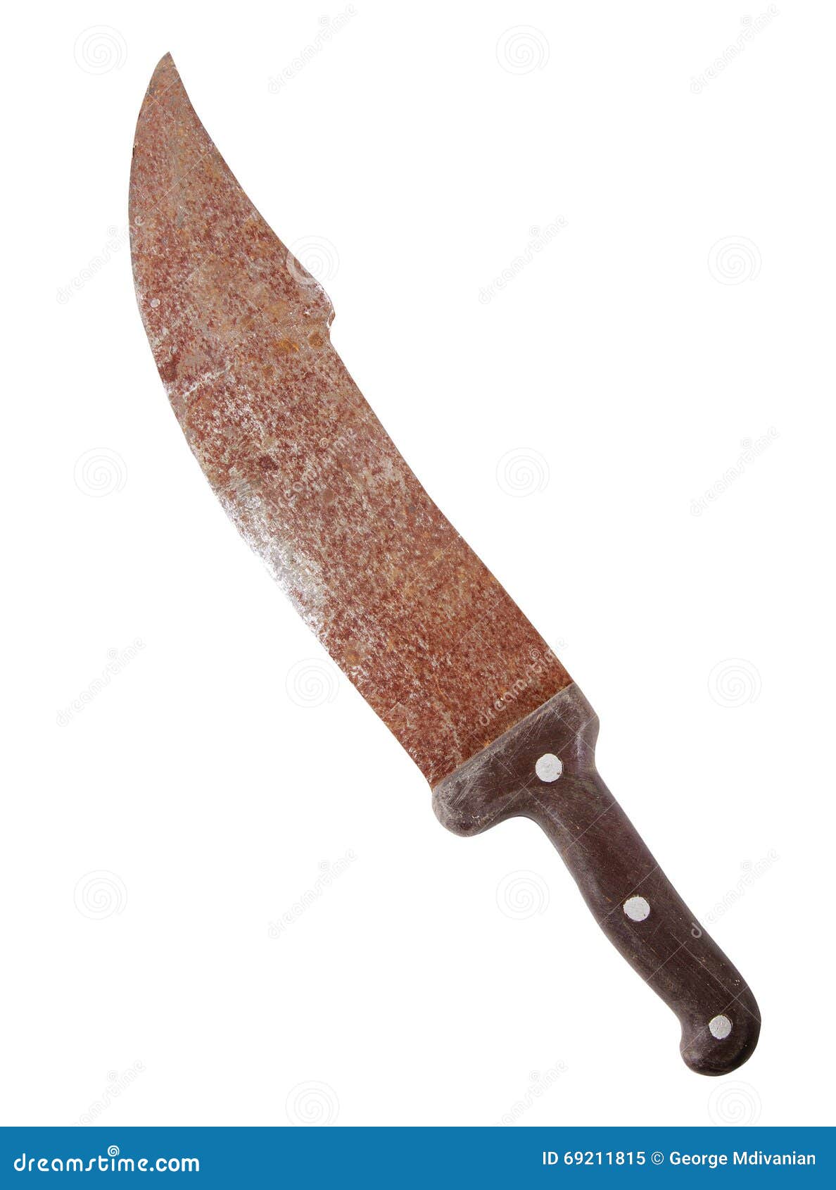 Old Rusty Metal Knife Closeup Stock Image - Image of point, equipment ...