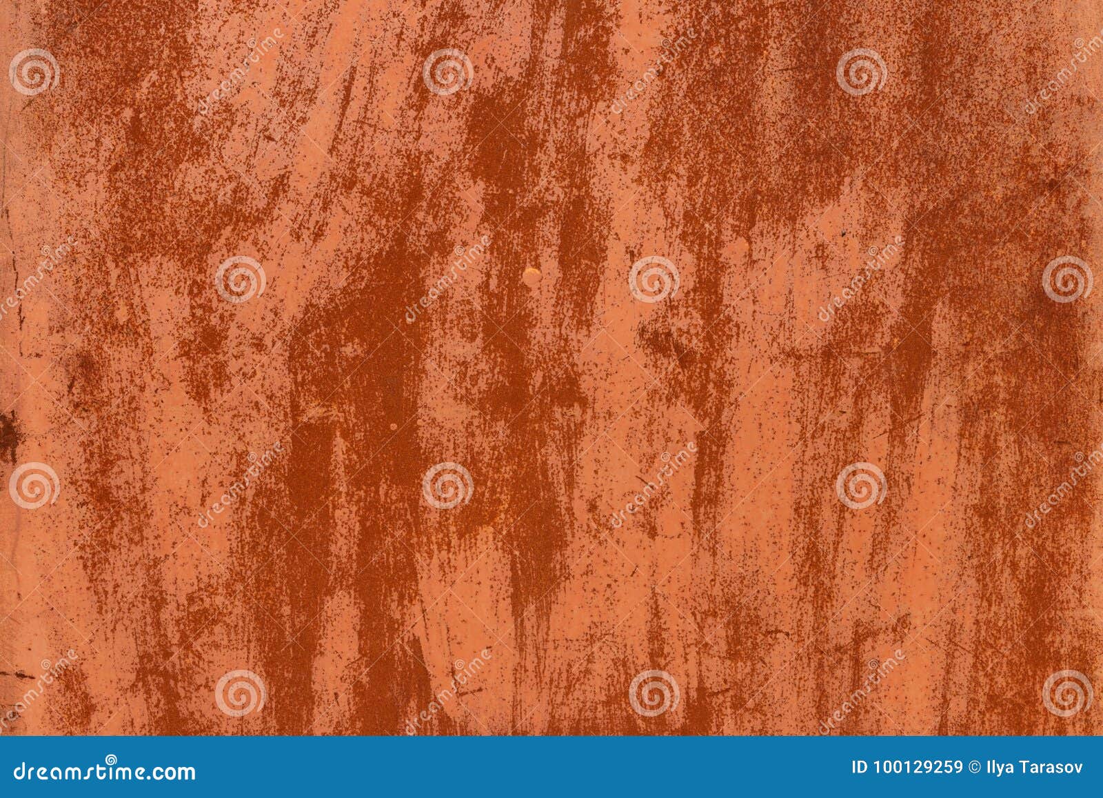 Old Rusty Metal Painted with Red Paint Stock Image - Image of aged ...