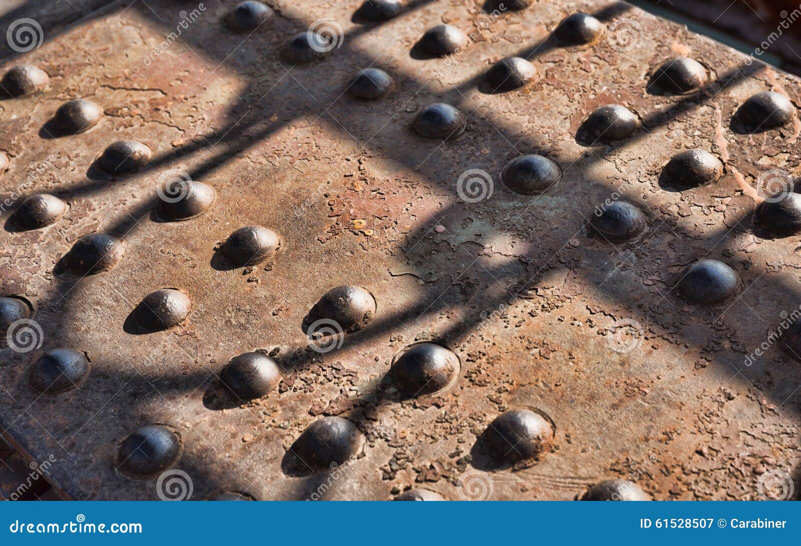 Old rusty metal rivets stock image. Image of abstract - 61528507