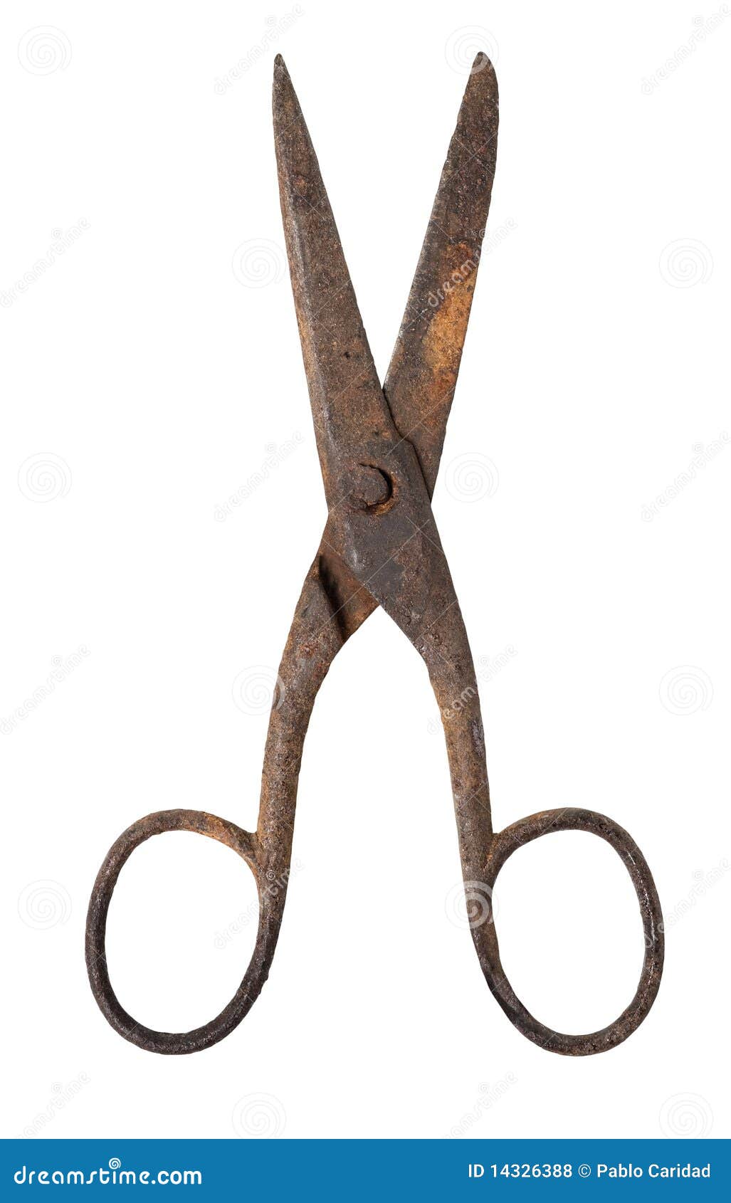 Scissors Isolated On A White Background With Clipping Path. Closeup ...