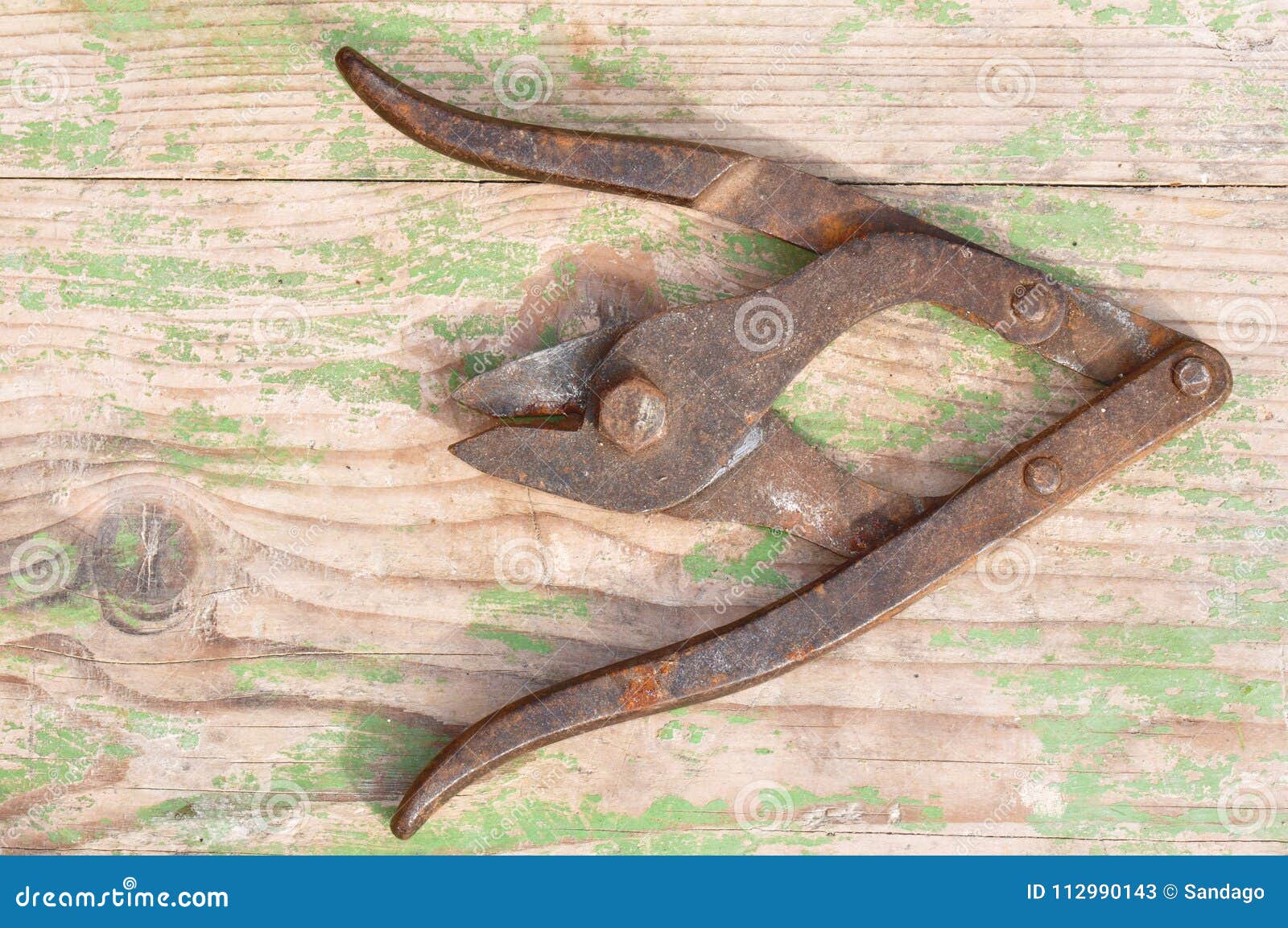 Old rusty metal scissors stock image. Image of accessory - 112990143