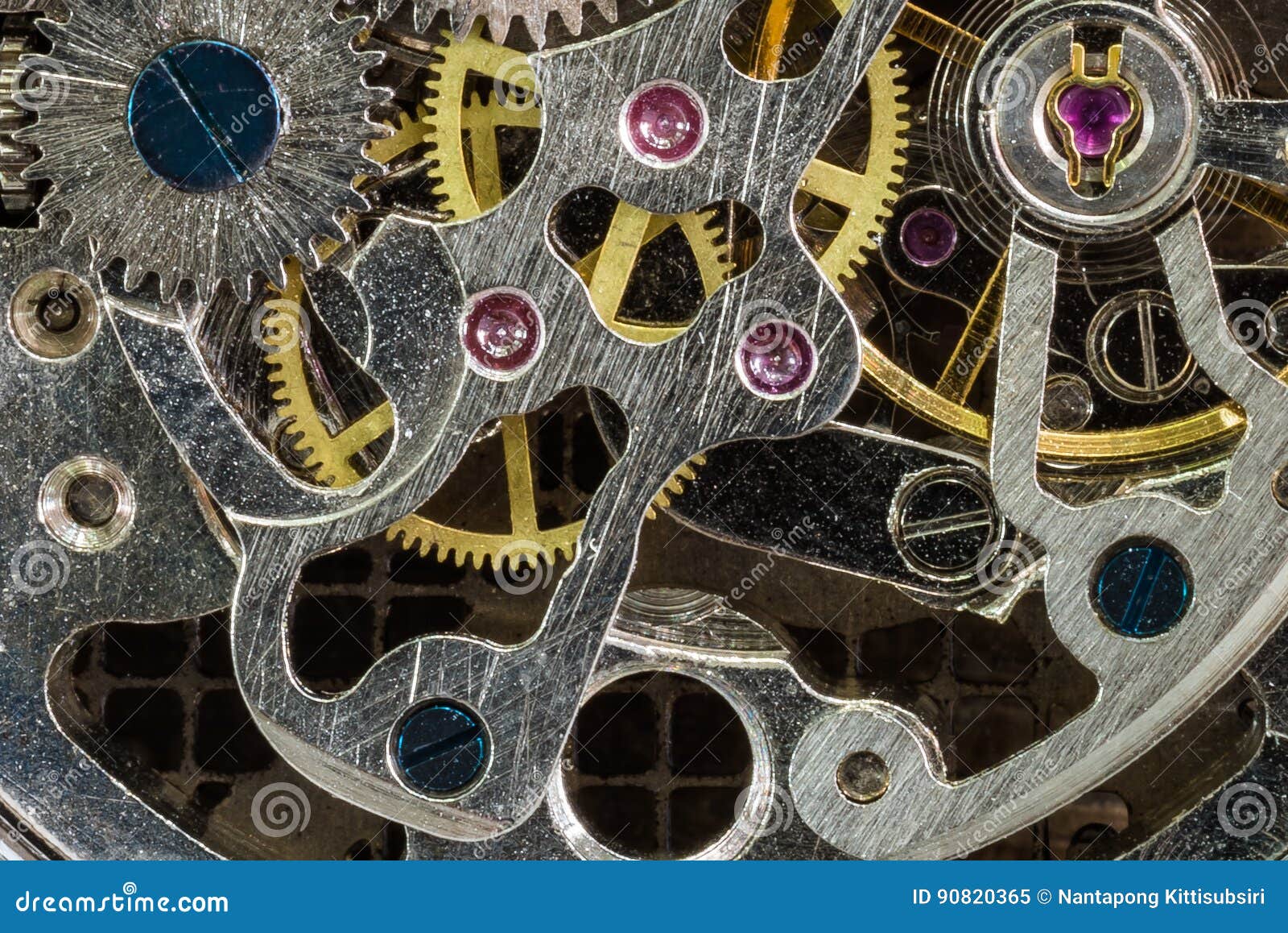 Old Rusty Metal Self-winding Clock Mechanism Stock Image - Image of ...