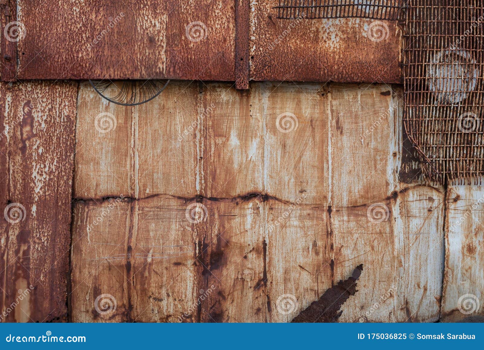 Old Rusty Metal Sheet. the Rusty Metal Background Stock Image - Image ...