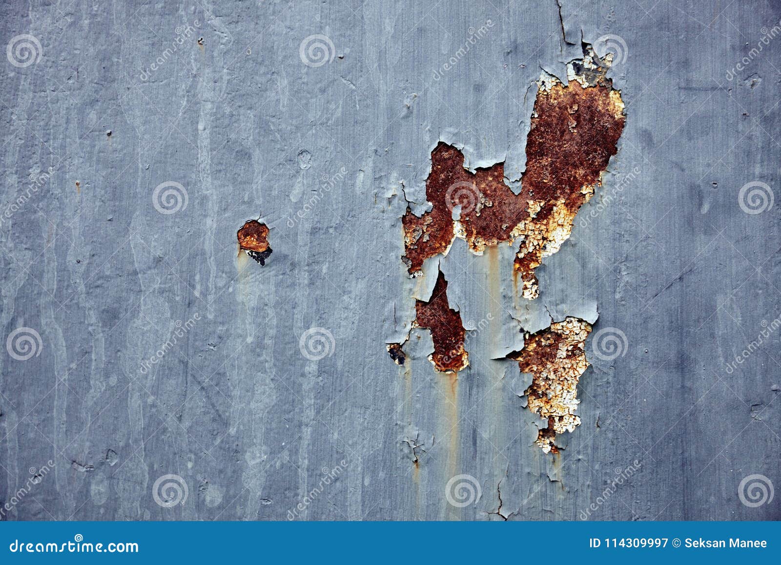 Rusty Metal Sheet with Cracked and Oxidation on Surface Stock Image ...