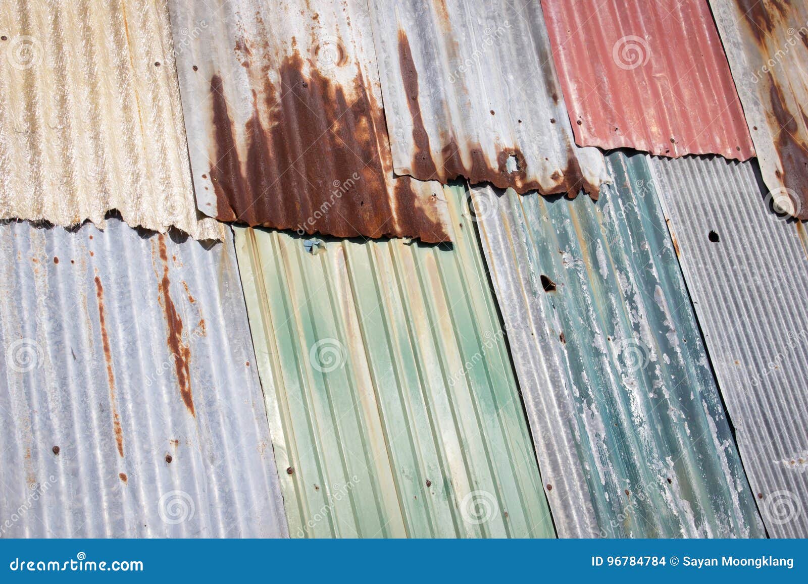 Old Rusty Metal Sheet Roof Texture. Stock Photo - Image of grey ...