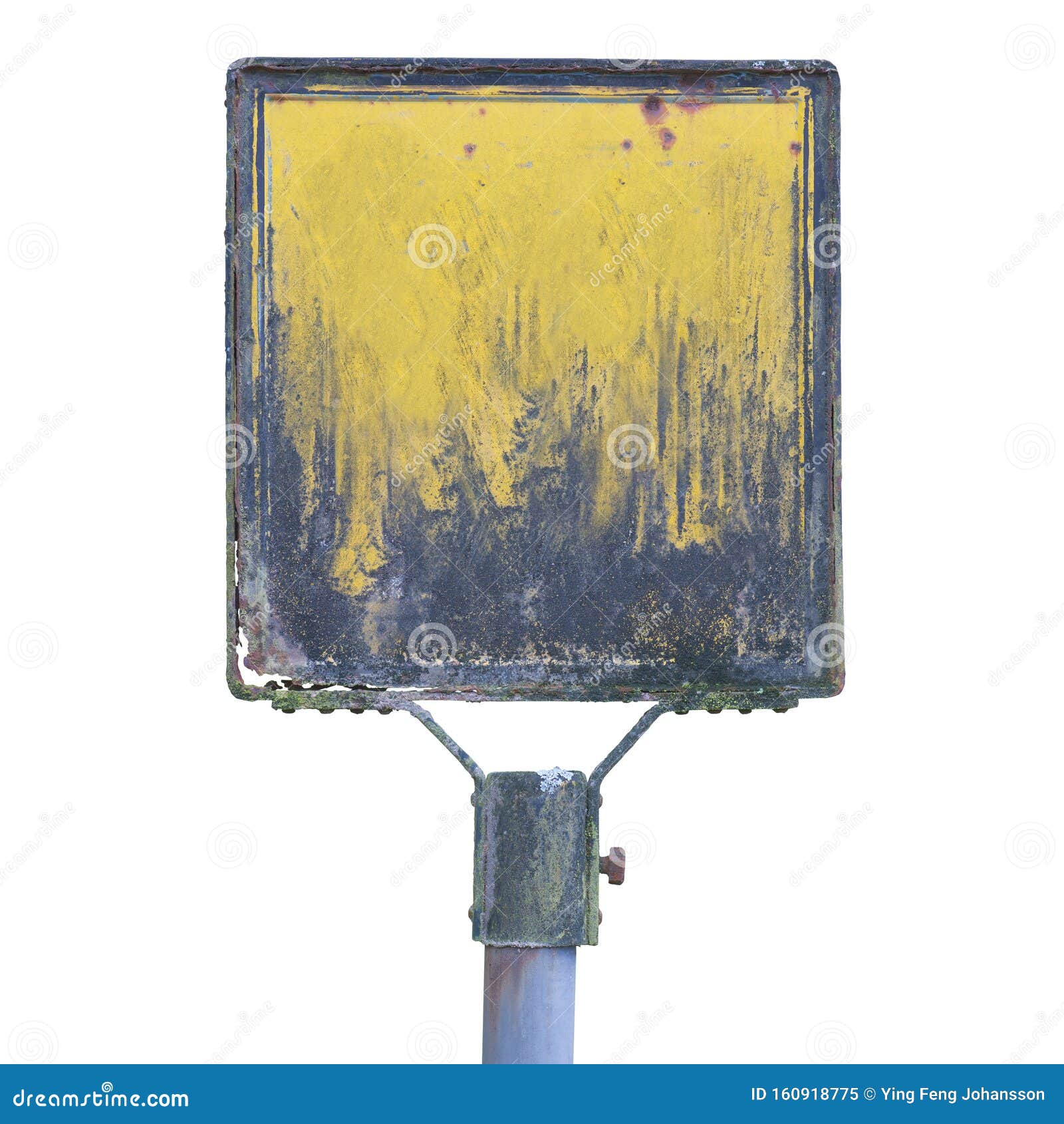 Old rusty metal sign stock image. Image of space, fungus - 160918775