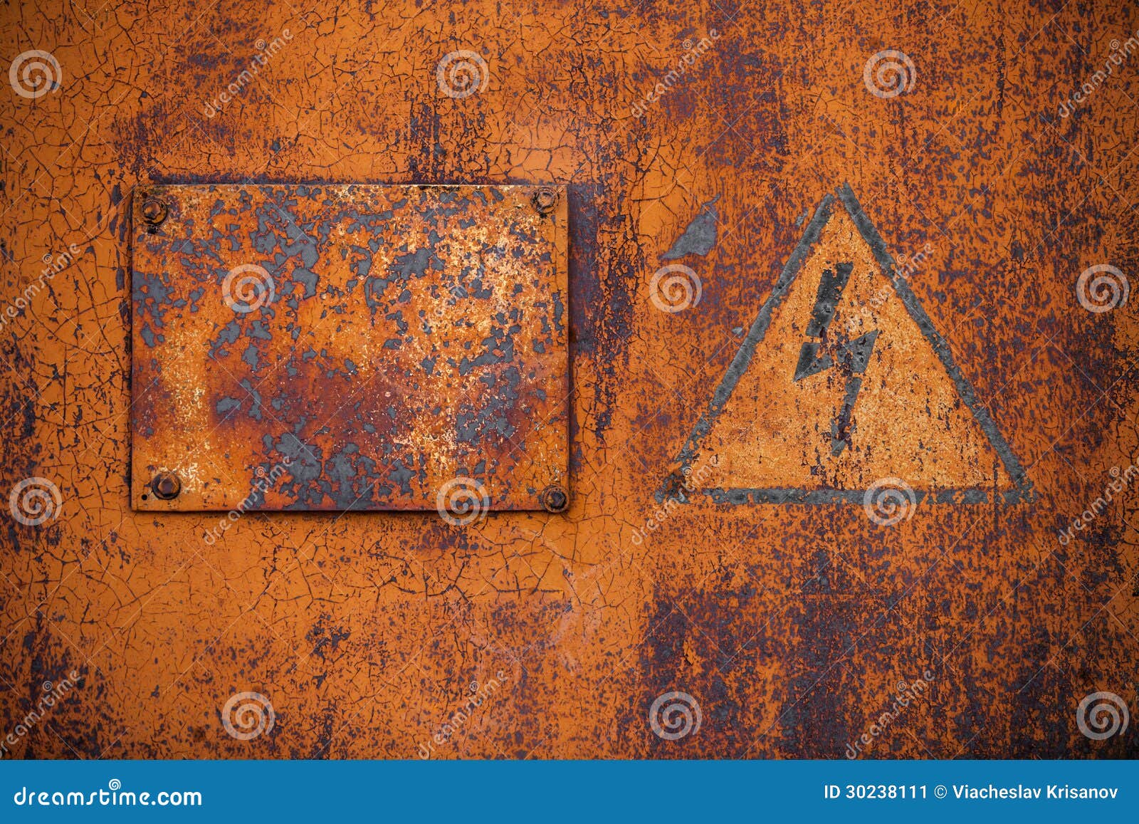 Old rusty metal surface stock image. Image of metal, frame - 30238111