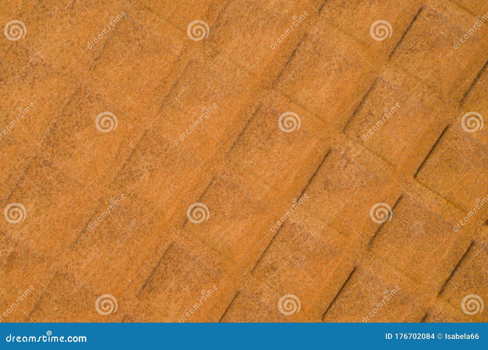 Old Rusty Metal Surface with Square Ornaments Closeup Stock Photo ...